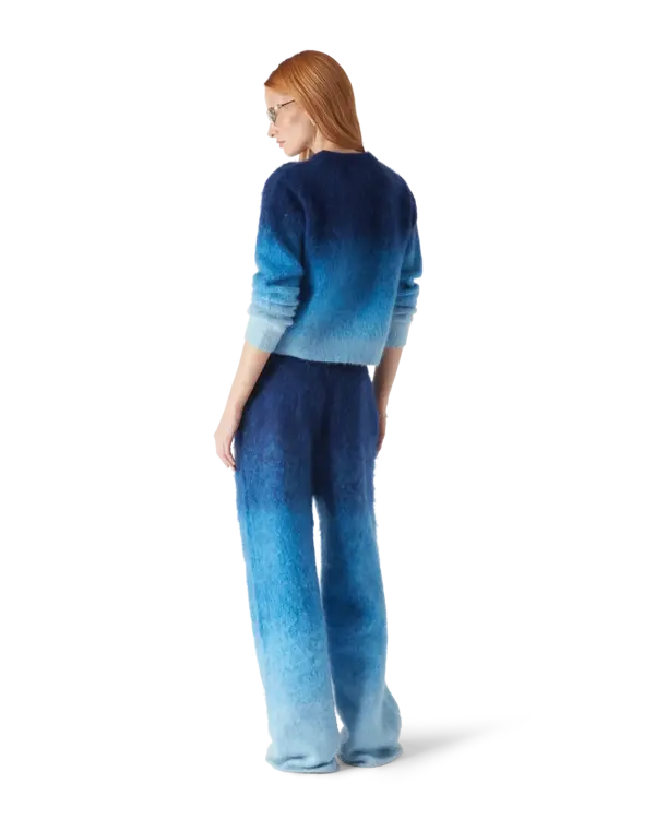 Casablanca Gradient Orchid Relaxed Fit Sweatshirt - Multicolor