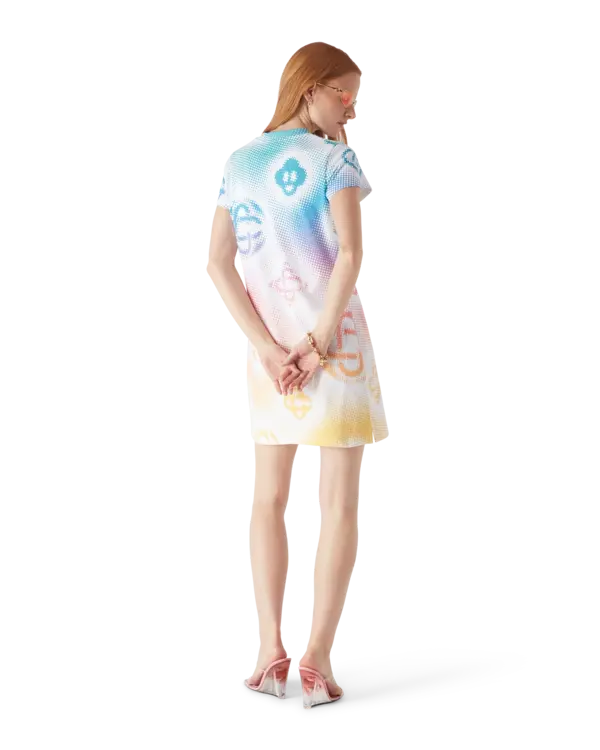 Casablanca Halftone Logo T-shirt Dress