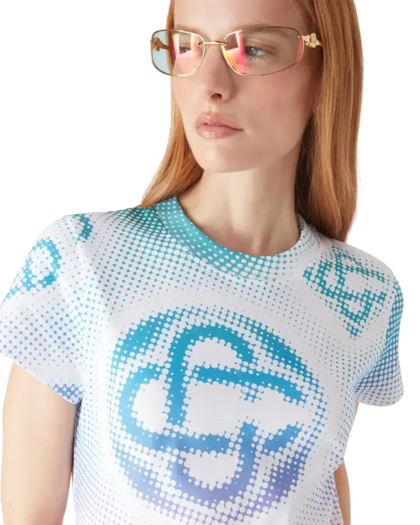 Casablanca Halftone Logo T-shirt Dress