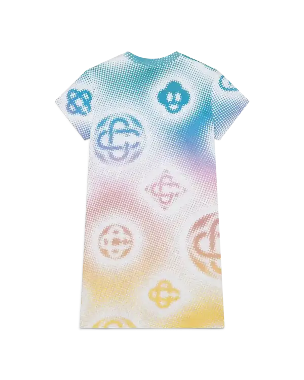 Casablanca Halftone Logo T-shirt Dress