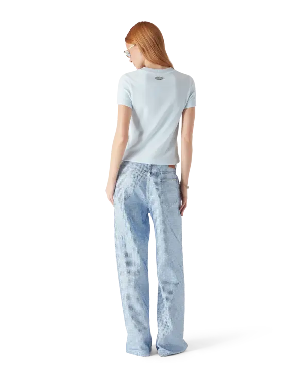 Casablanca Velour Short Sleeve T-shirt
