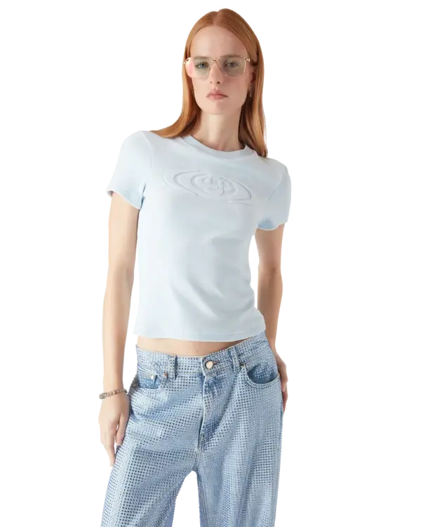 Casablanca Velour Short Sleeve T-shirt