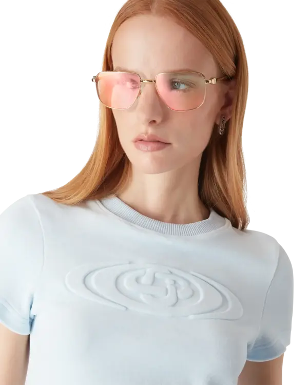 Casablanca Velour Short Sleeve T-shirt
