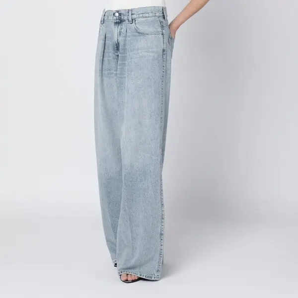 HAIKURE Candy Wide-leg Jeans - Blue