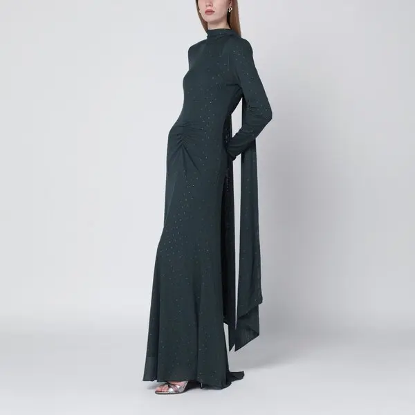 ROTATE BY BIRGER CHRISTENSEN Long Dress With Rhinestones