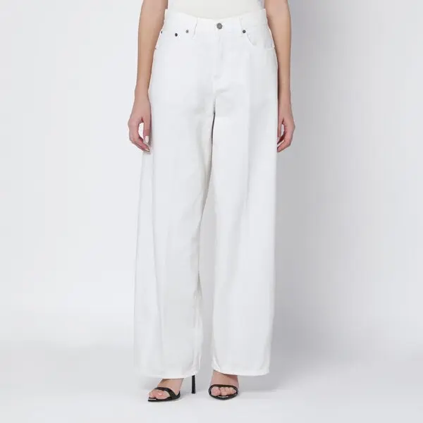HAIKURE Bethany Wide-leg Jeans - White