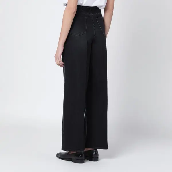 TOTEME Faded Effect Organic Cotton Jeans - Black