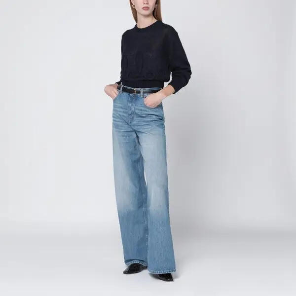 Chloé Alpaca-blend Sweater - Blue