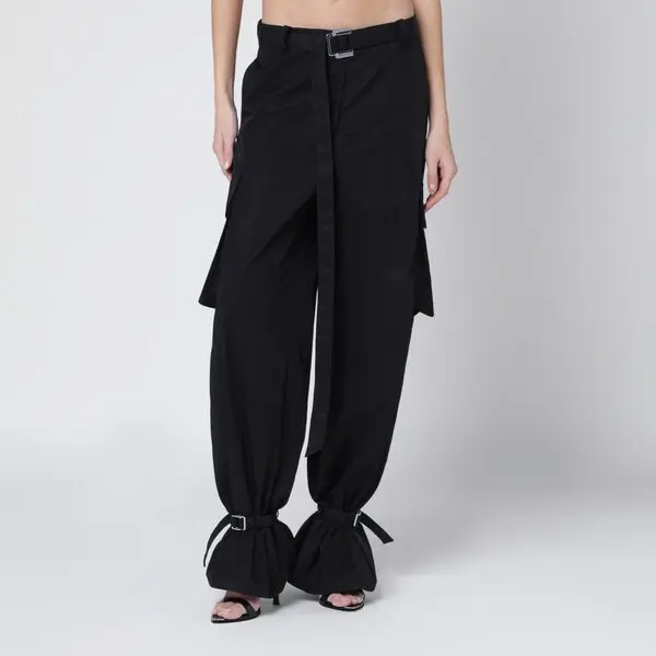 Attico Nylon Cargo Trousers