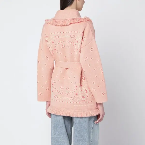 Alanui Paisley Cardigan - Pink