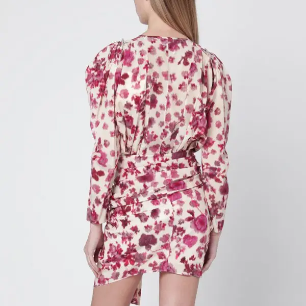 Isabel Marant Printed Stretch-silk Top