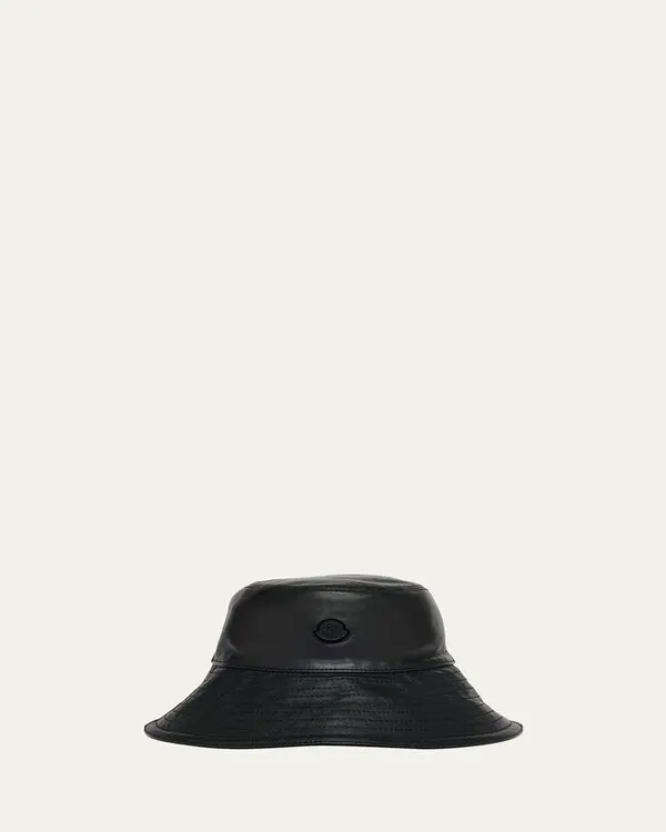 Moncler X Ee72 Edward Enninful Leather Bucket Hat