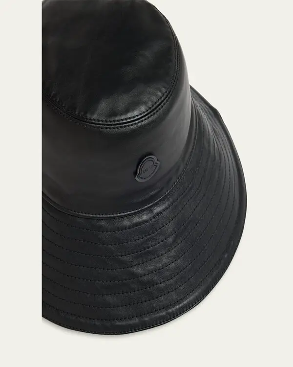 Moncler X Ee72 Edward Enninful Leather Bucket Hat
