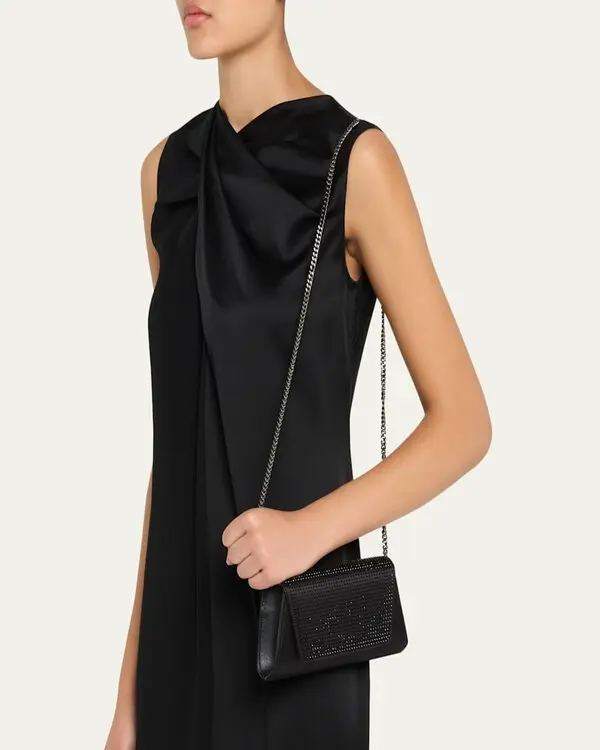 Akris Anouk Mini Rhinestone Clutch Bag
