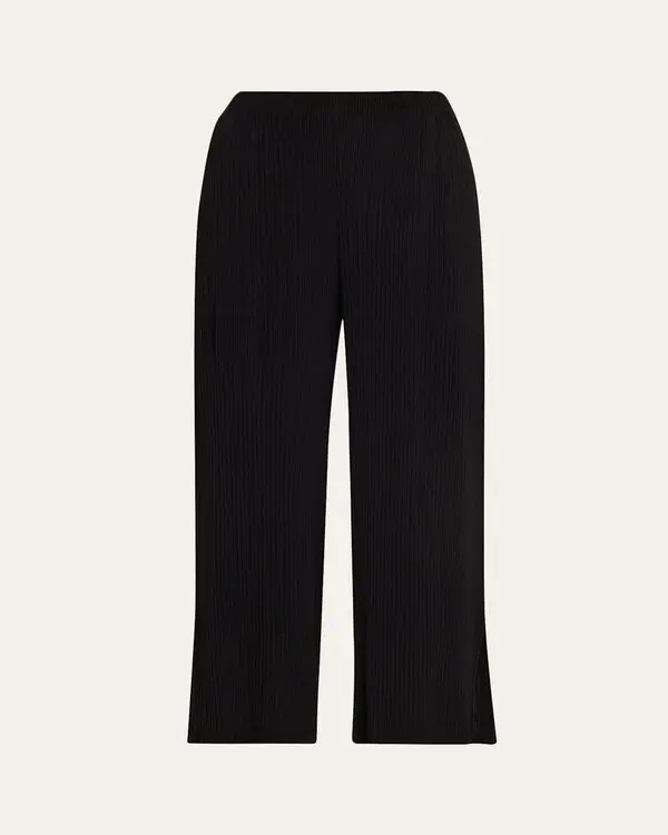 Issey Miyake Pleated Hatching Trousers