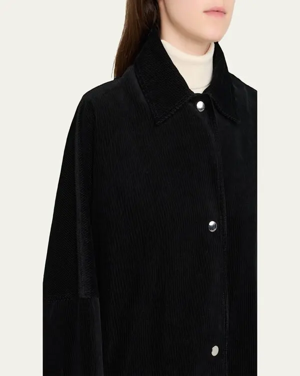 TOTEME Corduroy Oversized Shirt Jacket