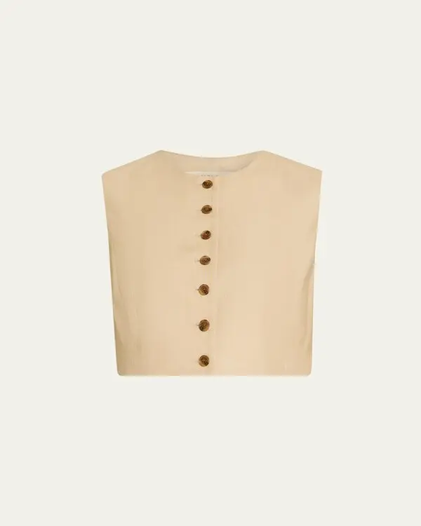 HEIRLOME Danielle Silk Tussah Crop Top