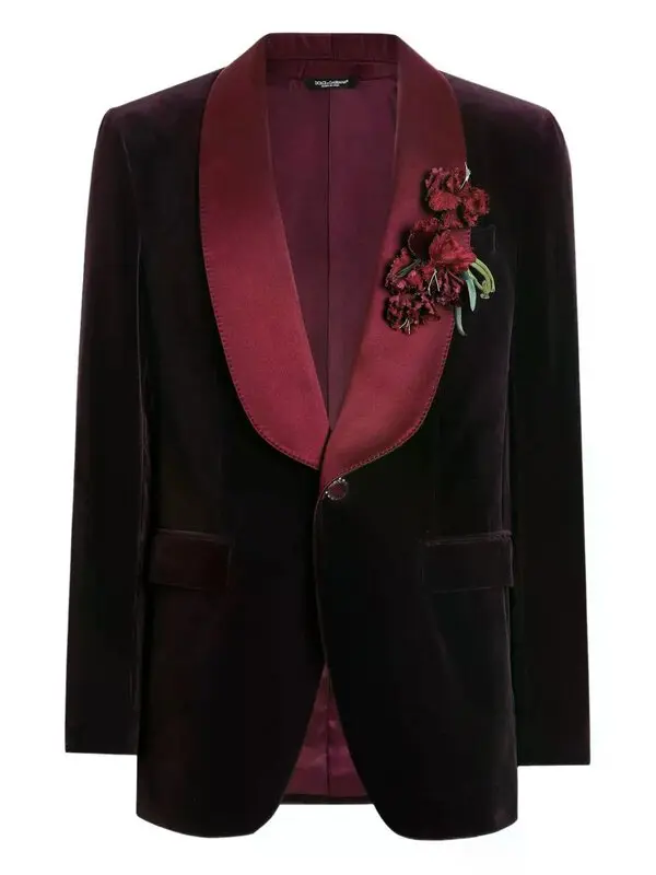 Dolce & Gabbana Shawl-lapel Blazer - Red