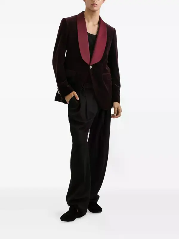 Dolce & Gabbana Shawl-lapel Blazer - Red