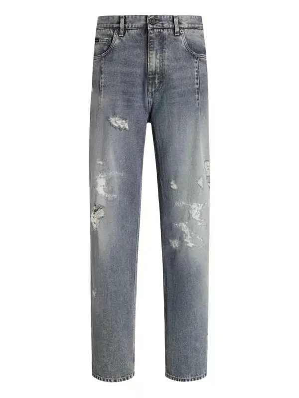 Dolce & Gabbana Distressed Denim Jeans - Blue