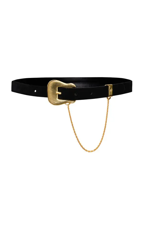 Johanna Ortiz Fate’s Dance Velvet Belt - Black