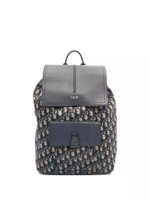 Dior 2000s Oblique-pattern Backpack