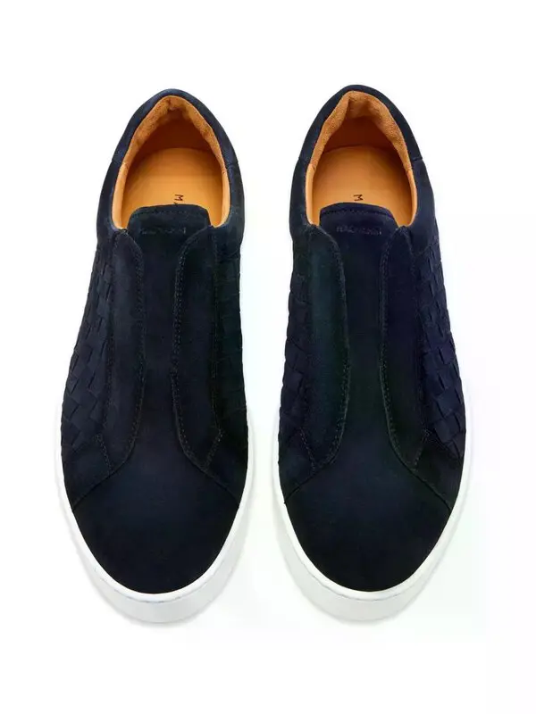 Magnanni Woven Suede Sneakers