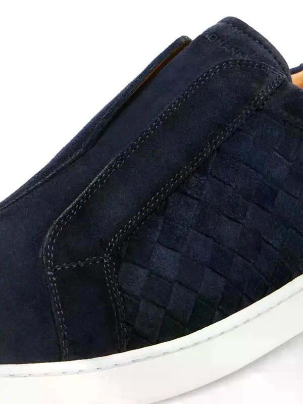 Magnanni Woven Suede Sneakers