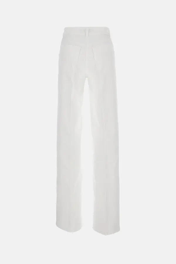 Elisabetta Franchi Cotton-blend Denim Trousers