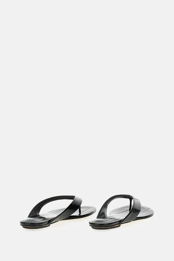 Le Monde Beryl Flat Thong Sandal - Black