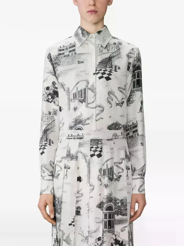 Thom Browne Toile-print Shirt
