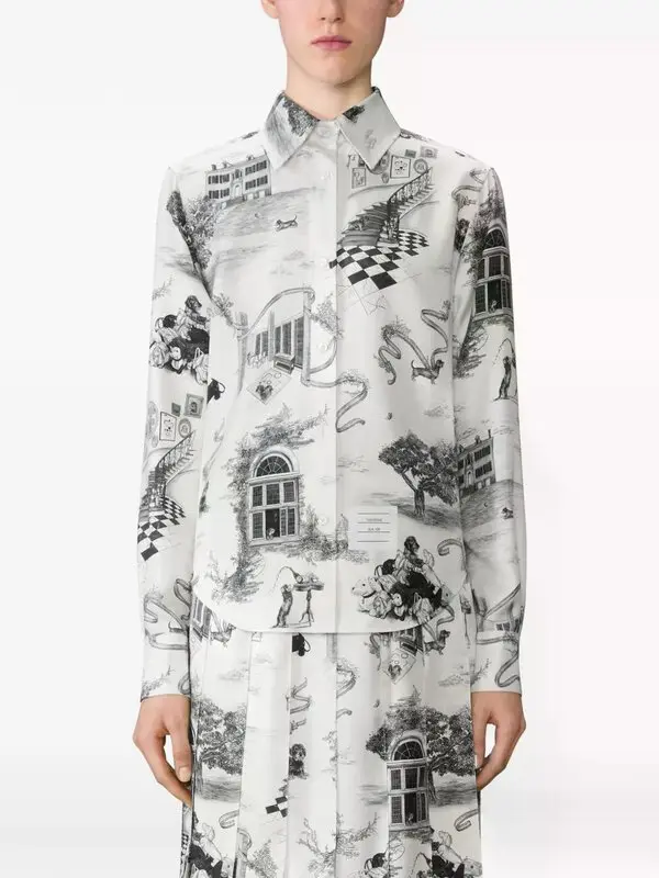 Thom Browne Toile-print Shirt