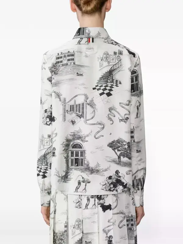 Thom Browne Toile-print Shirt