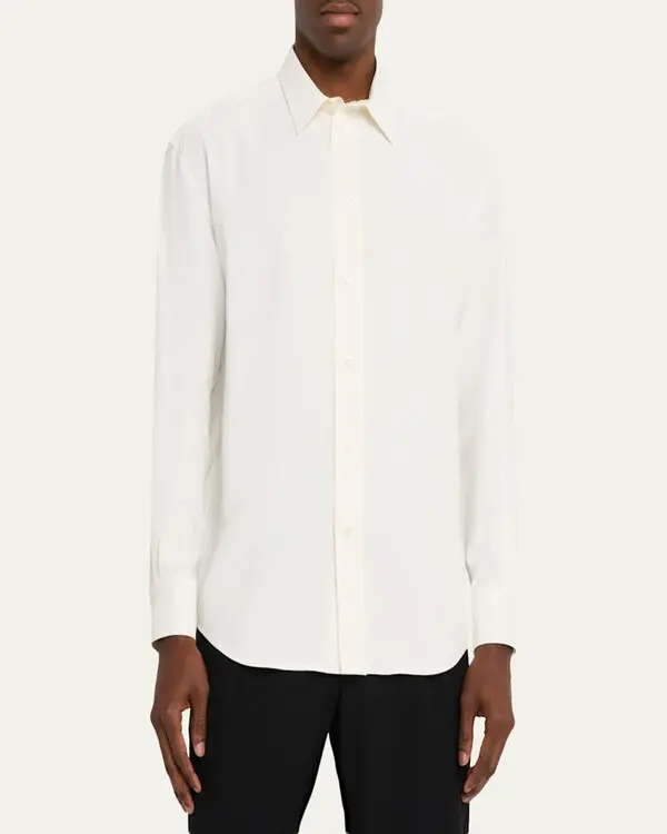 THE ROW Granada Silk Sport Shirt