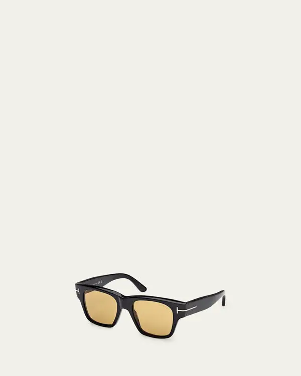 TOM FORD Acetate Square Frame Sunglasses