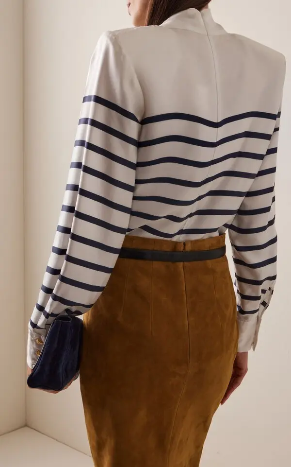 Françoise Johanna D Silk Top - Stripe