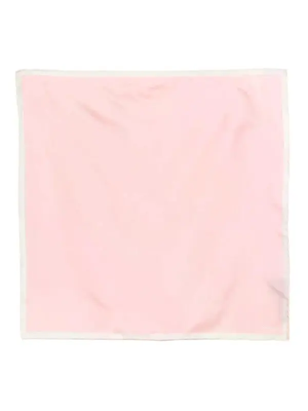 TOM FORD Square-print Silk Pocket Scarf - Pink