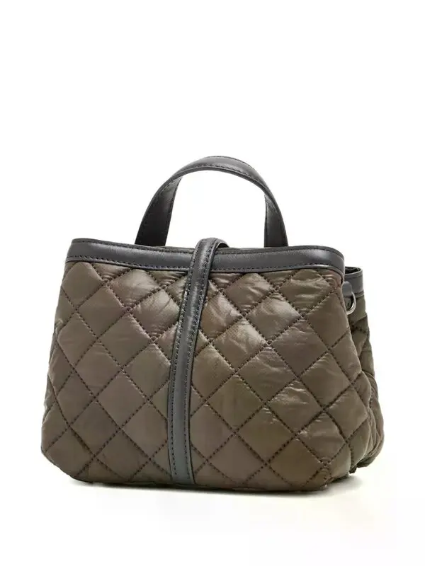 Mz Wallace Mini Astor Quilted Tote Bag - Grey