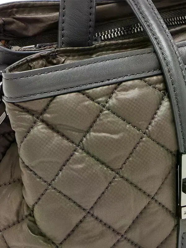 Mz Wallace Mini Astor Quilted Tote Bag - Grey