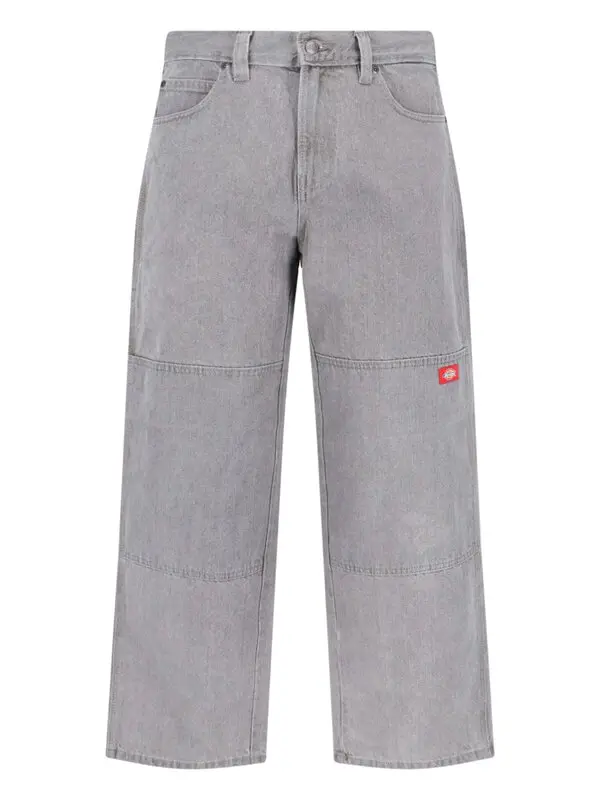 Carhartt Work In Progress Double Knee Straight Jeans - Gray