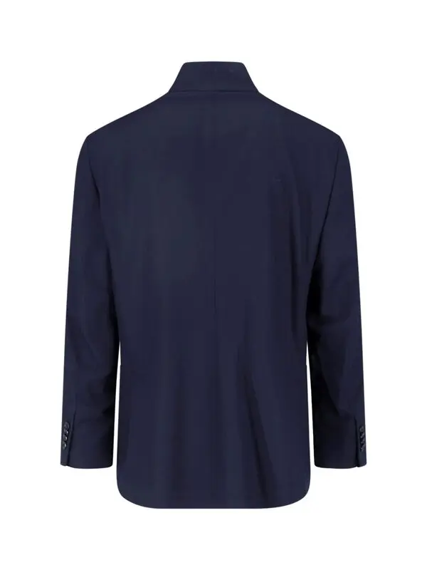 Max Mara Virgin Wool Blazer - Blue