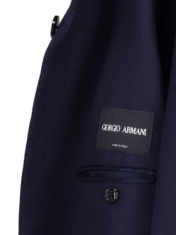 Max Mara Virgin Wool Blazer - Blue