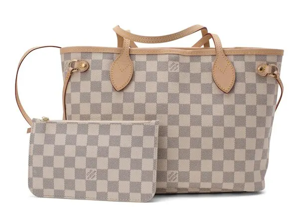 LOUIS VUITTON Neverfull Damier Azur Pm - Multicolor