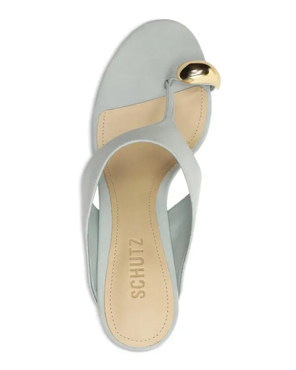 Schutz Maisie High Heel Sandals - Light Azure