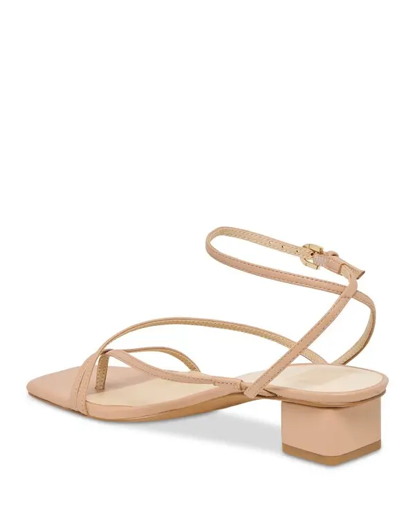 Dolce Vita Karlos Ankle Strap Sandals - Light Tan Leather
