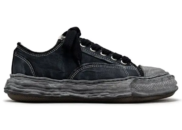 Mihara Yasuhiro Peterson Canvas Low Sneakers - Black
