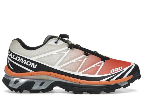 SALOMON Xt-6 Andrew Miami Florida Snow Crab Sneakers - Shocking Orange/transparent Yellow