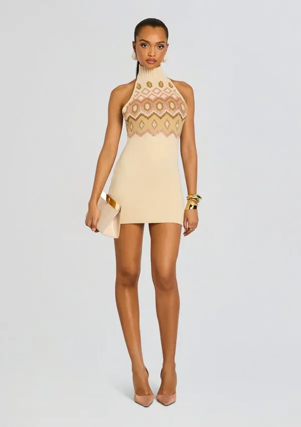 Retrofete Marva Knit Mini Dress