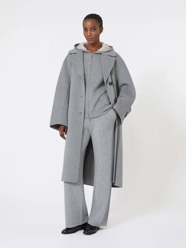 Max Mara Wool And Cashmere Drawstring Trousers