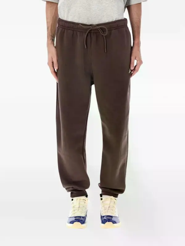 JORDAN Drawstring-fastening Logo-detail Track Pants - Brown
